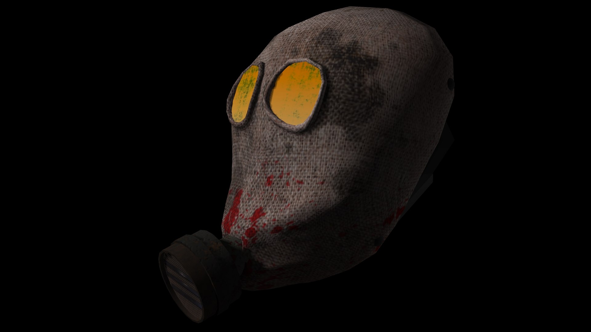 Gas Mask Canvas 3d Model