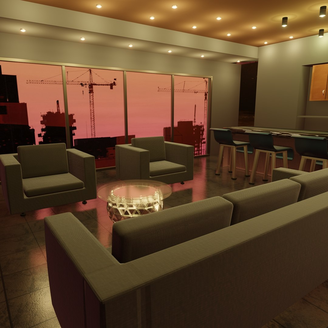 Reception Interior 3D - TurboSquid 1496553
