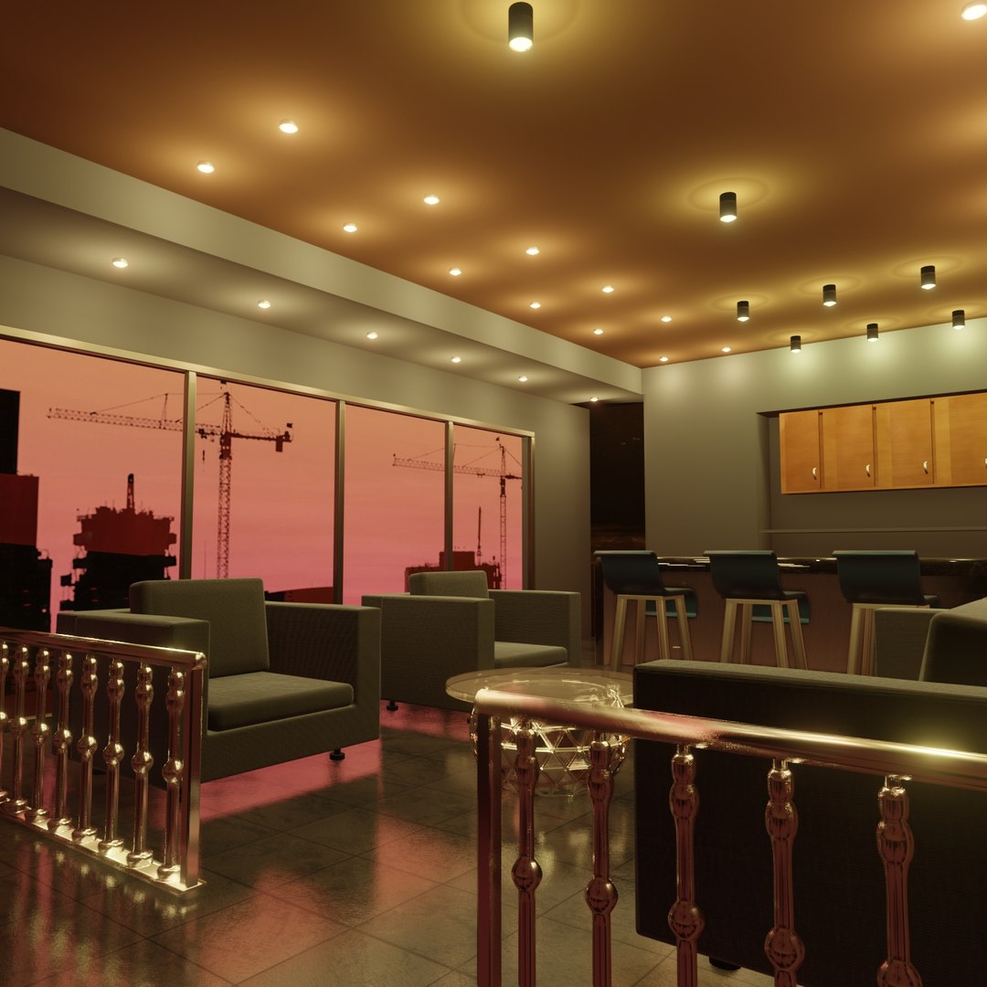 Reception Interior 3D - TurboSquid 1496553