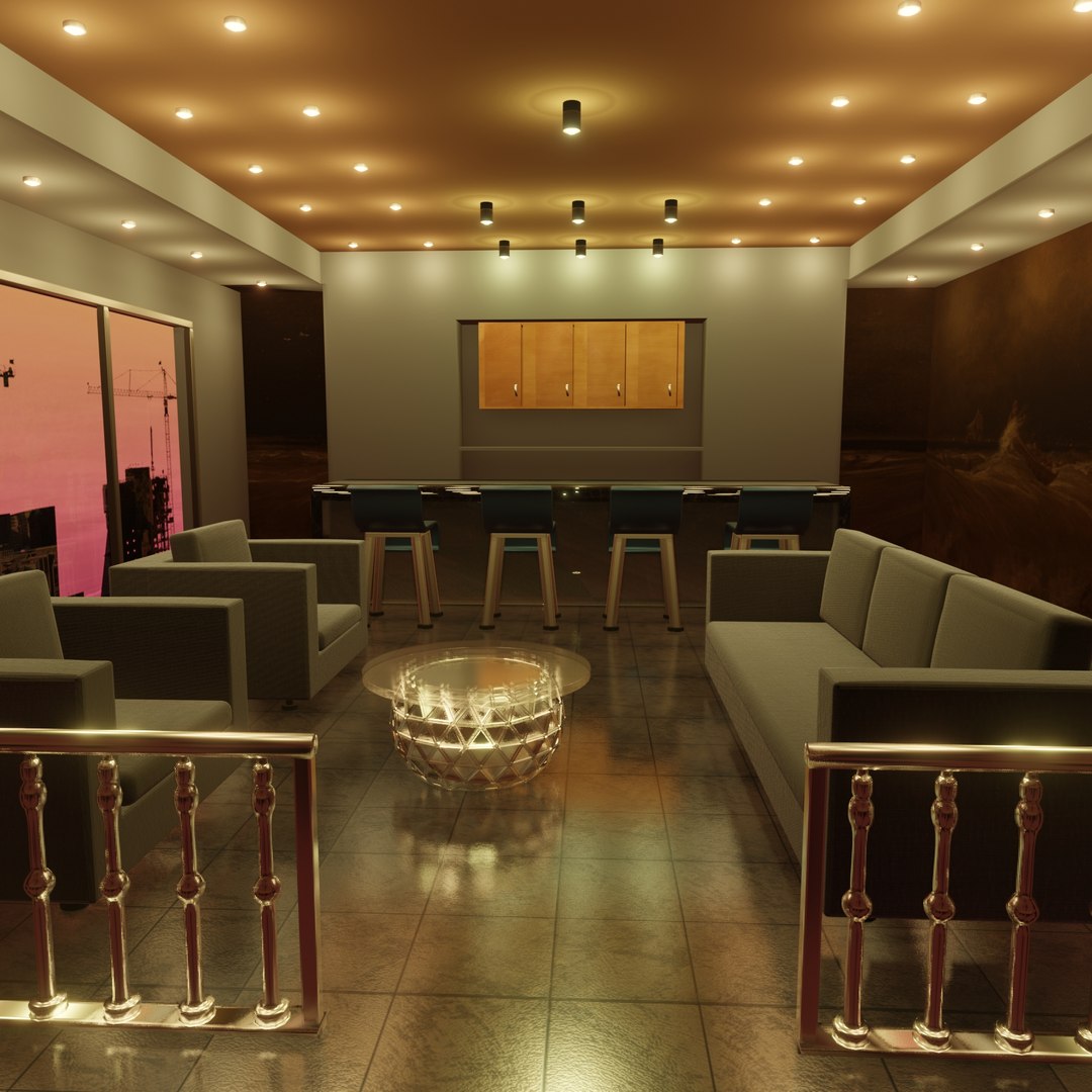 Reception Interior 3D - TurboSquid 1496553