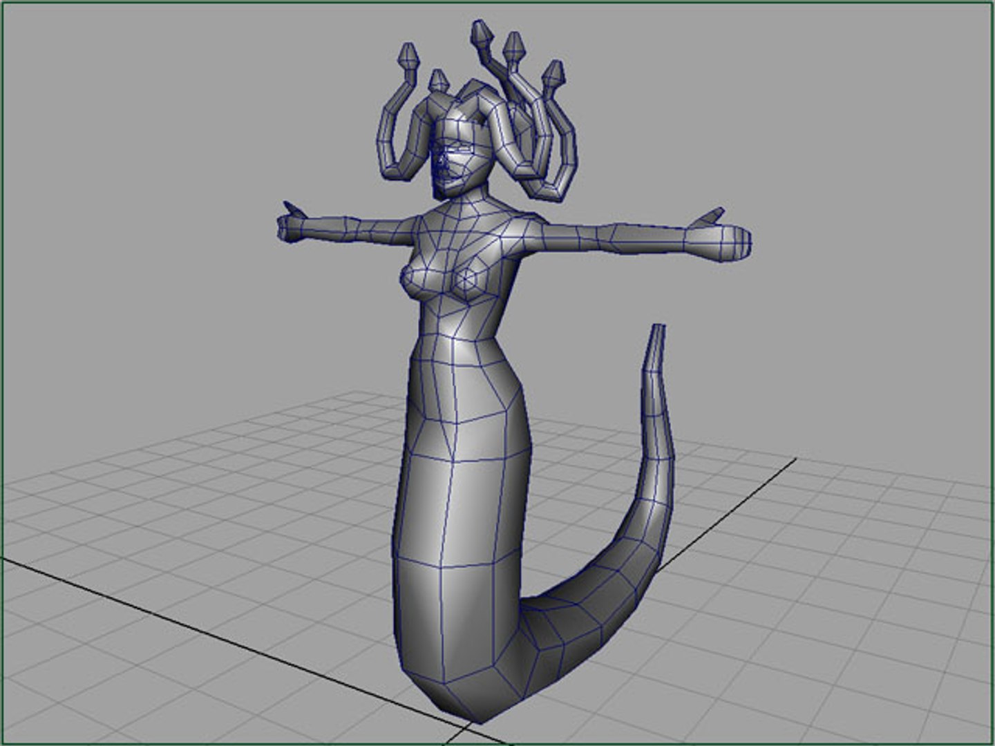 Medusa Mythological Creature 3d Model