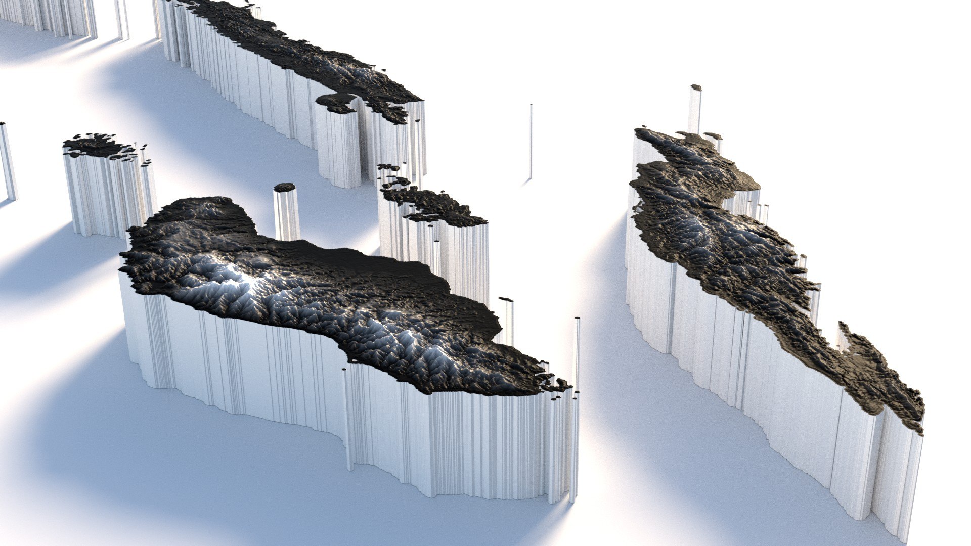 Solomon Islands Solomon Aelan Terrain Map 3D Model - TurboSquid 2336735