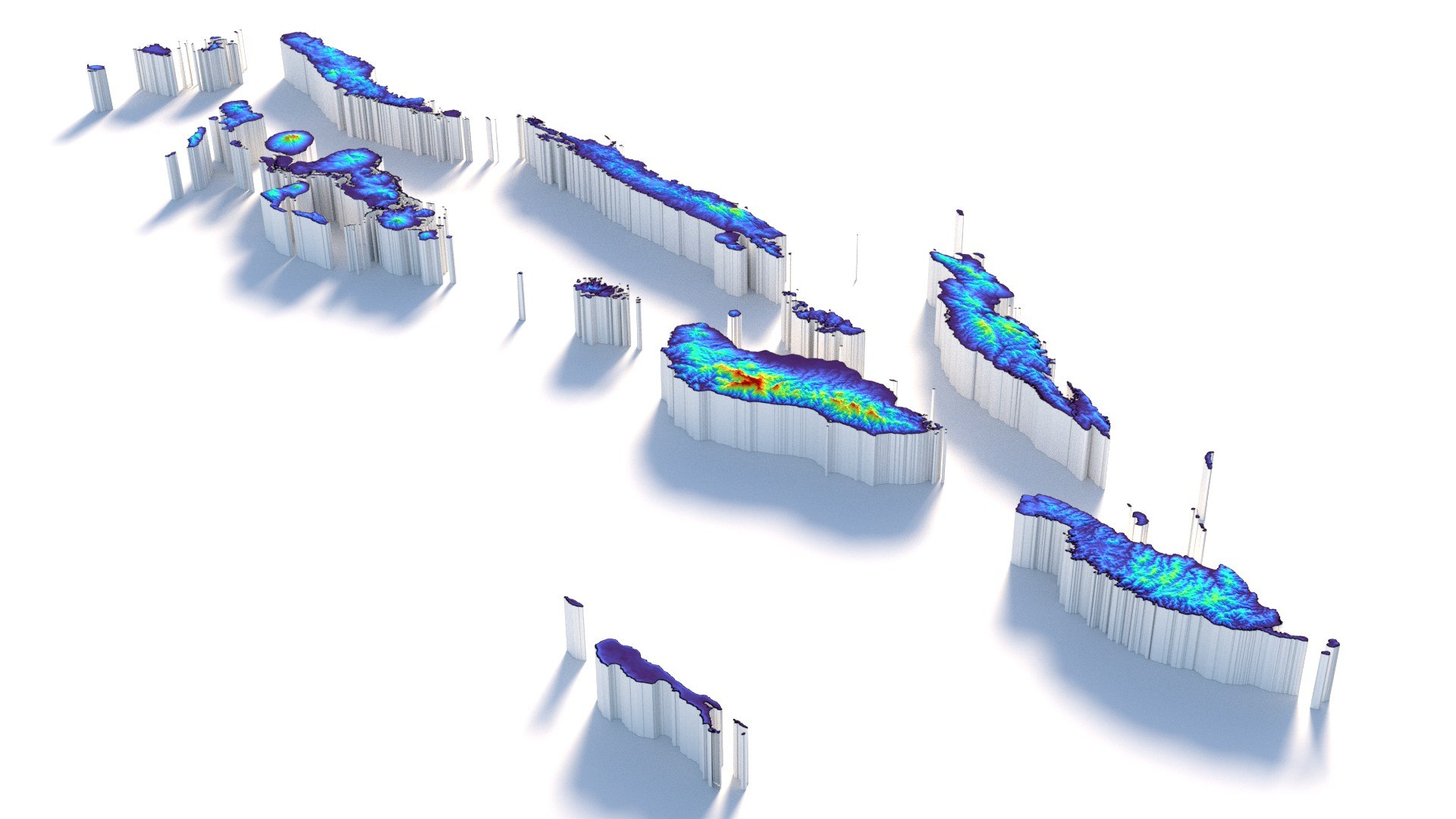 Solomon Islands Solomon Aelan Terrain Map 3D Model - TurboSquid 2336735