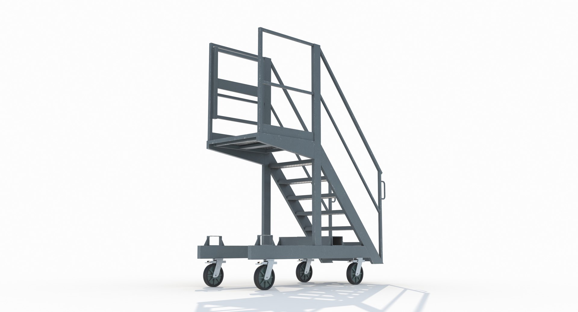 3D Mobile Stairs 3 Model - TurboSquid 2288403