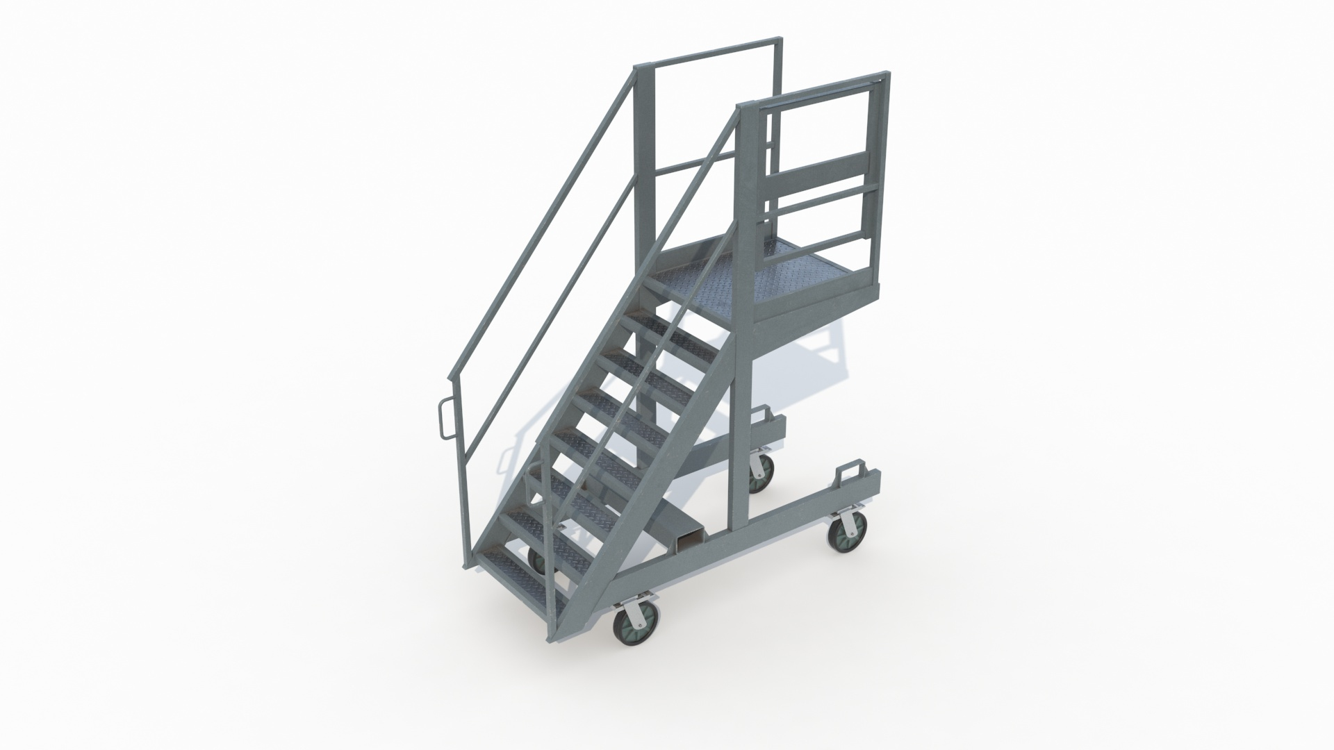 3D Mobile Stairs 3 Model - TurboSquid 2288403