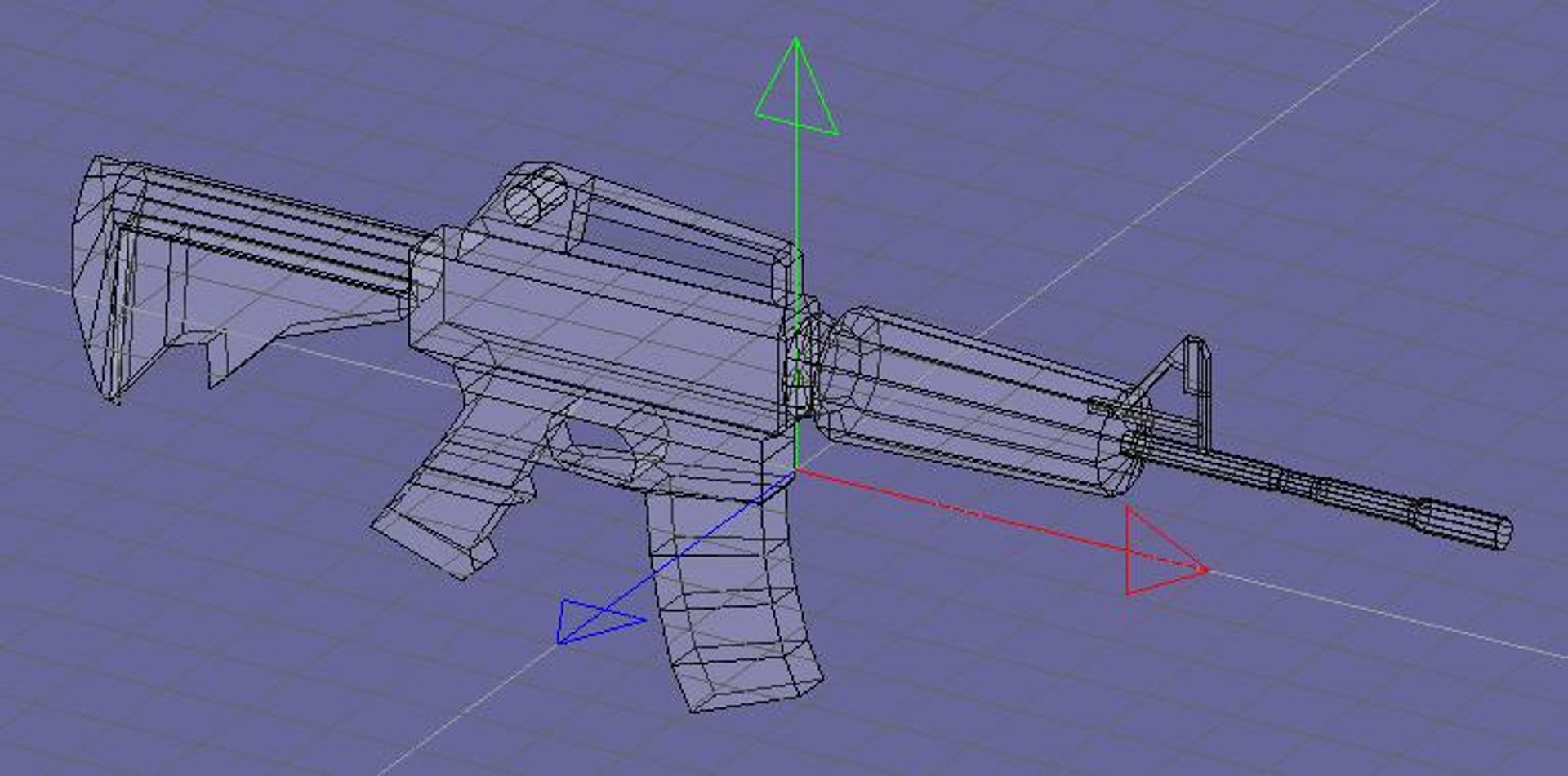Free M4 Carbine 3d Model