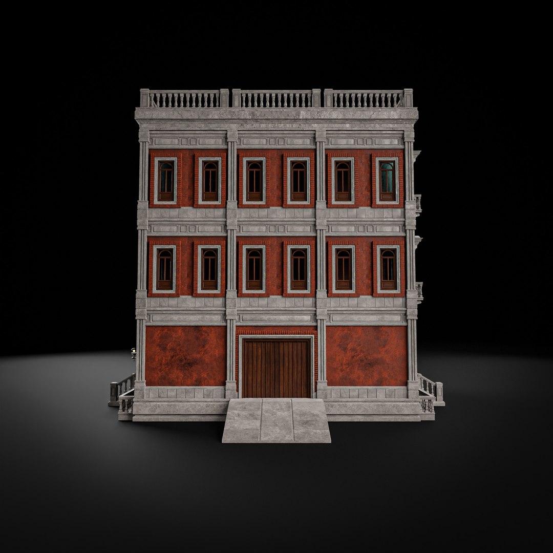 MODULAR BUILDING WITH INTERIOR KITBASH 06 3D Model - TurboSquid 2264959