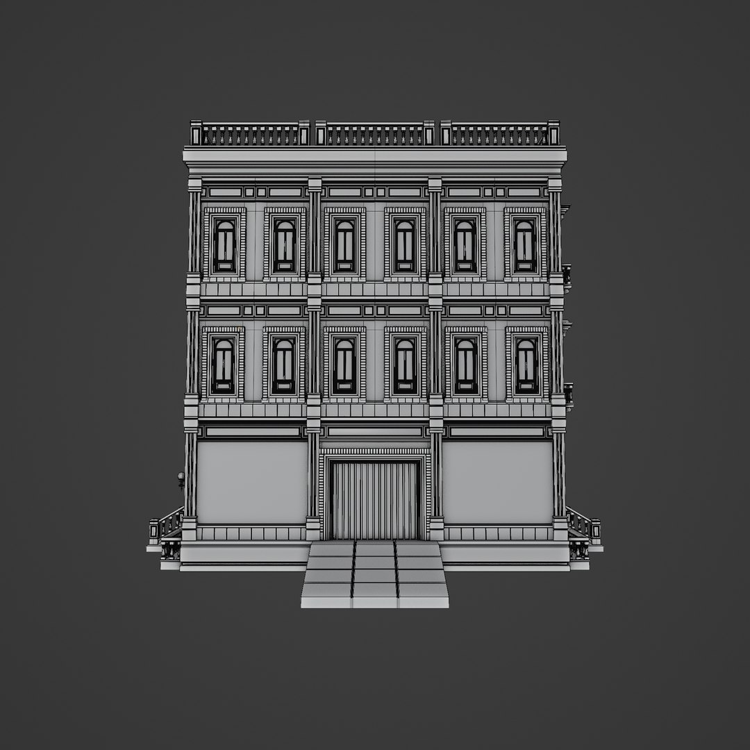 MODULAR BUILDING WITH INTERIOR KITBASH 06 3D Model - TurboSquid 2264959