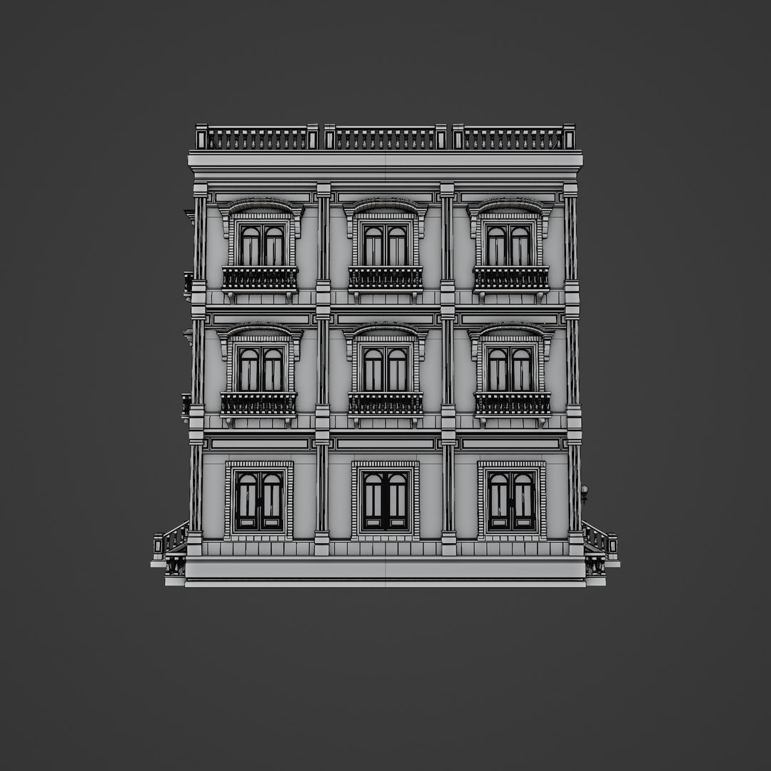 MODULAR BUILDING WITH INTERIOR KITBASH 06 3D Model - TurboSquid 2264959