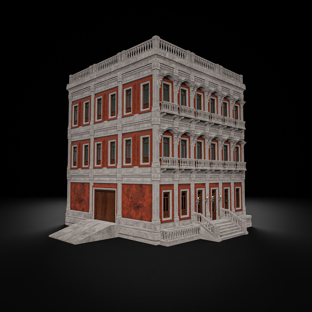 MODULAR BUILDING WITH INTERIOR KITBASH 06 3D Model - TurboSquid 2264959