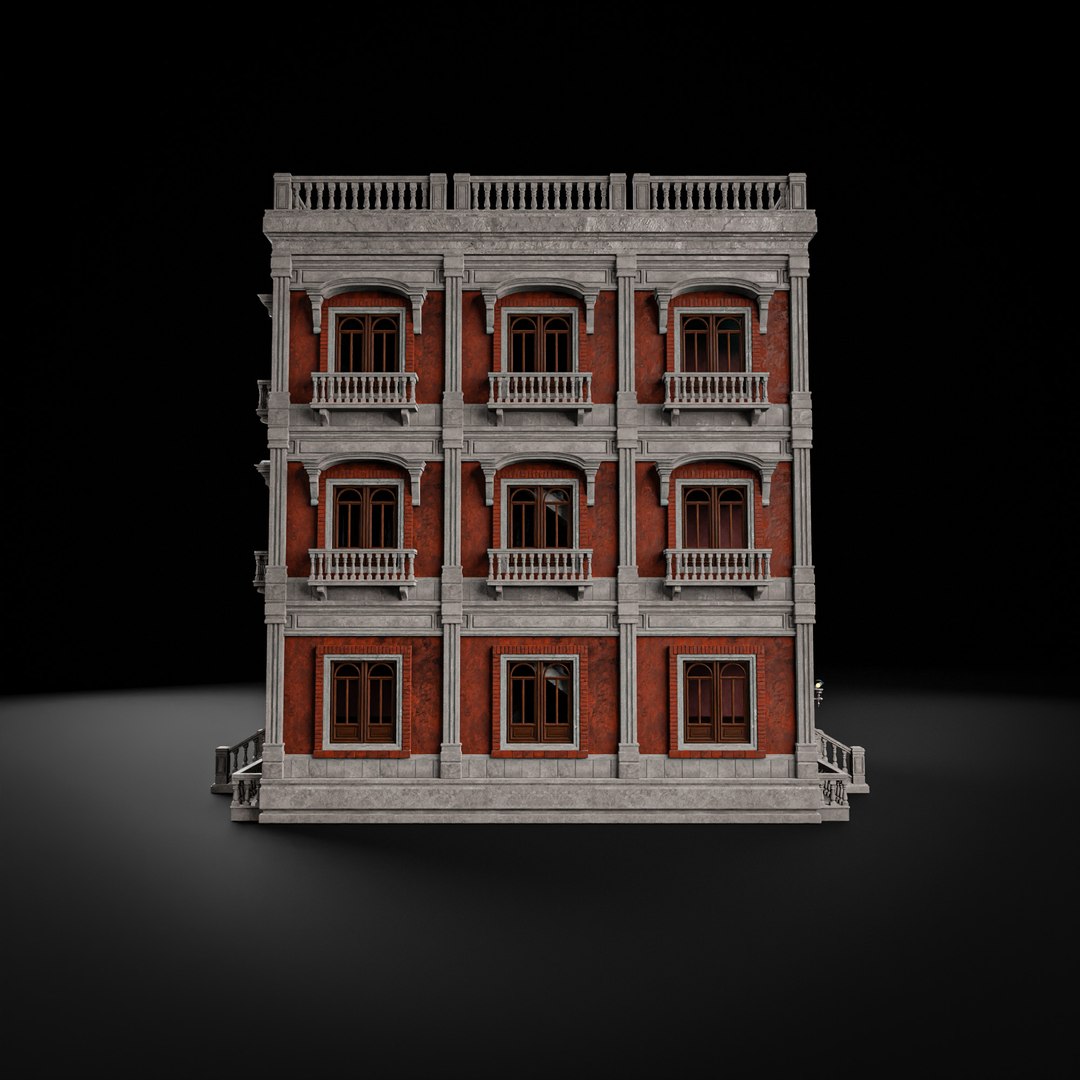 MODULAR BUILDING WITH INTERIOR KITBASH 06 3D Model - TurboSquid 2264959