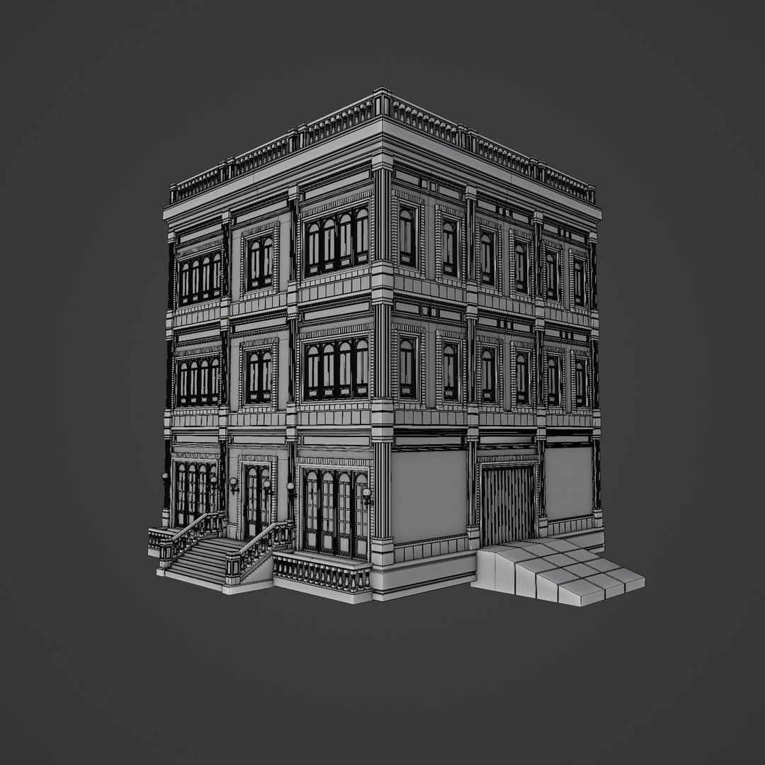 MODULAR BUILDING WITH INTERIOR KITBASH 06 3D Model - TurboSquid 2264959