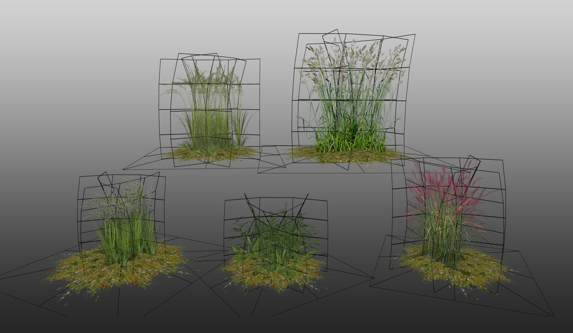 3D Nature Grass Flora - TurboSquid 1480508