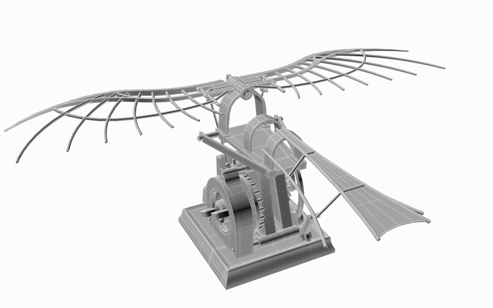 3d leonardo da machine
