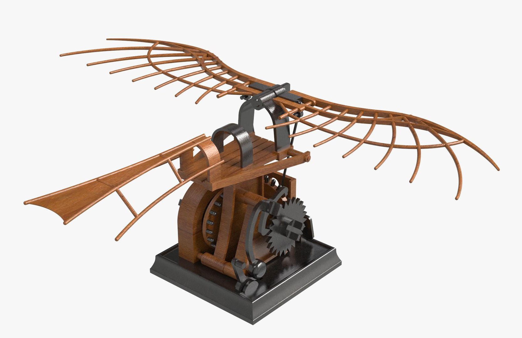 3d leonardo da machine