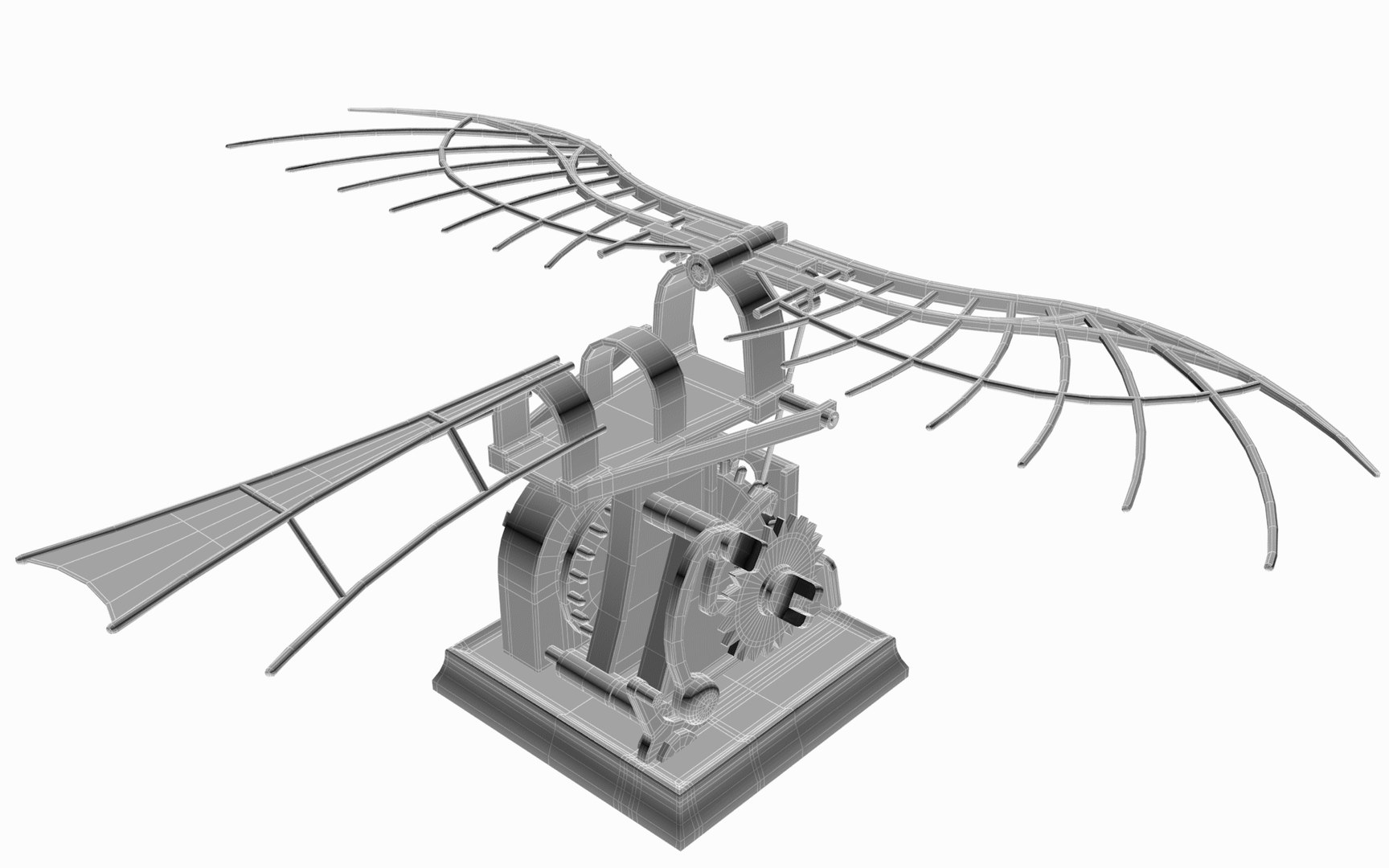3d leonardo da machine