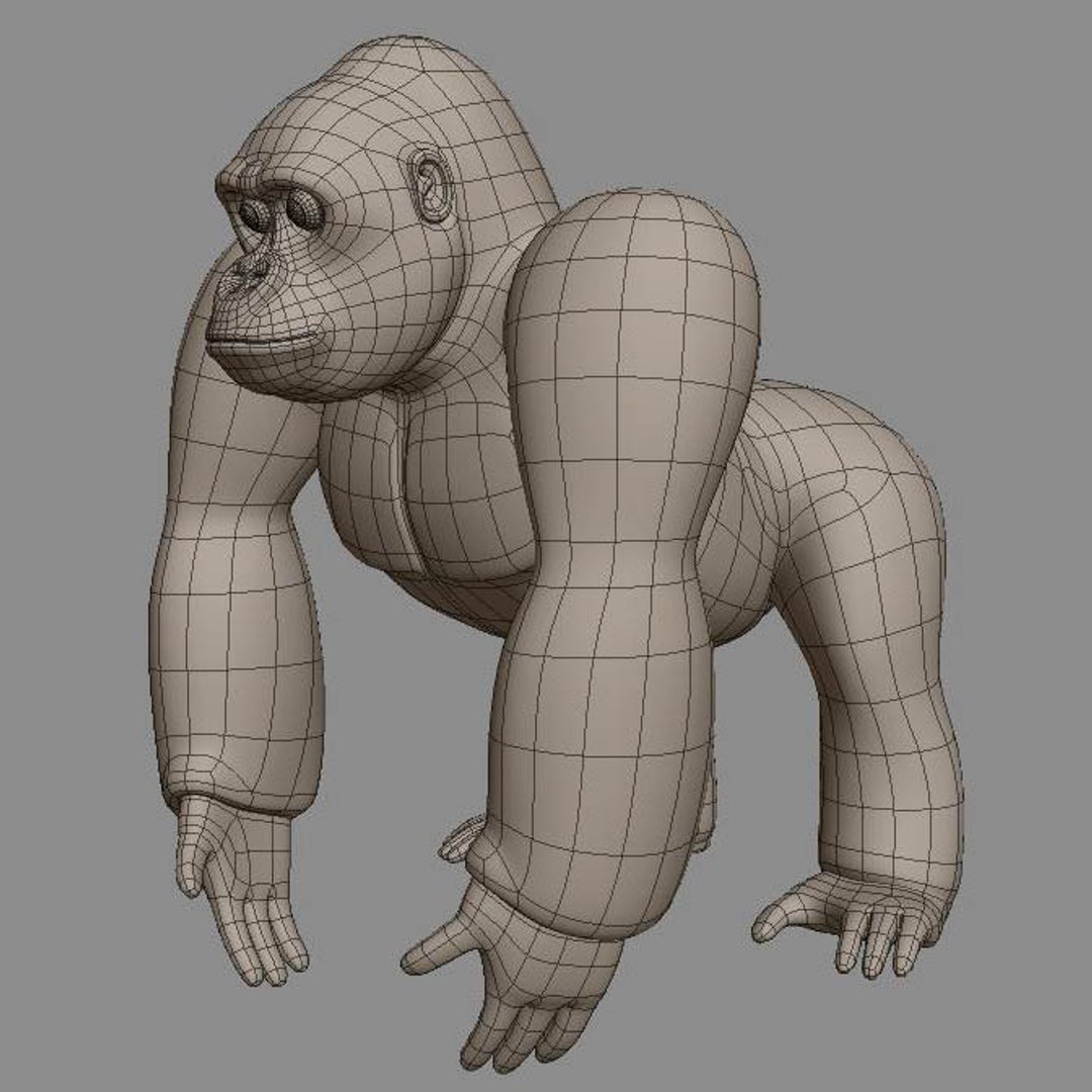 3d Model Gorilla