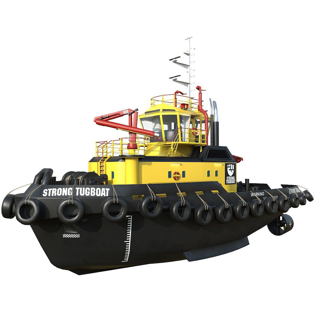 Harbour Tug Model - TurboSquid 1450799