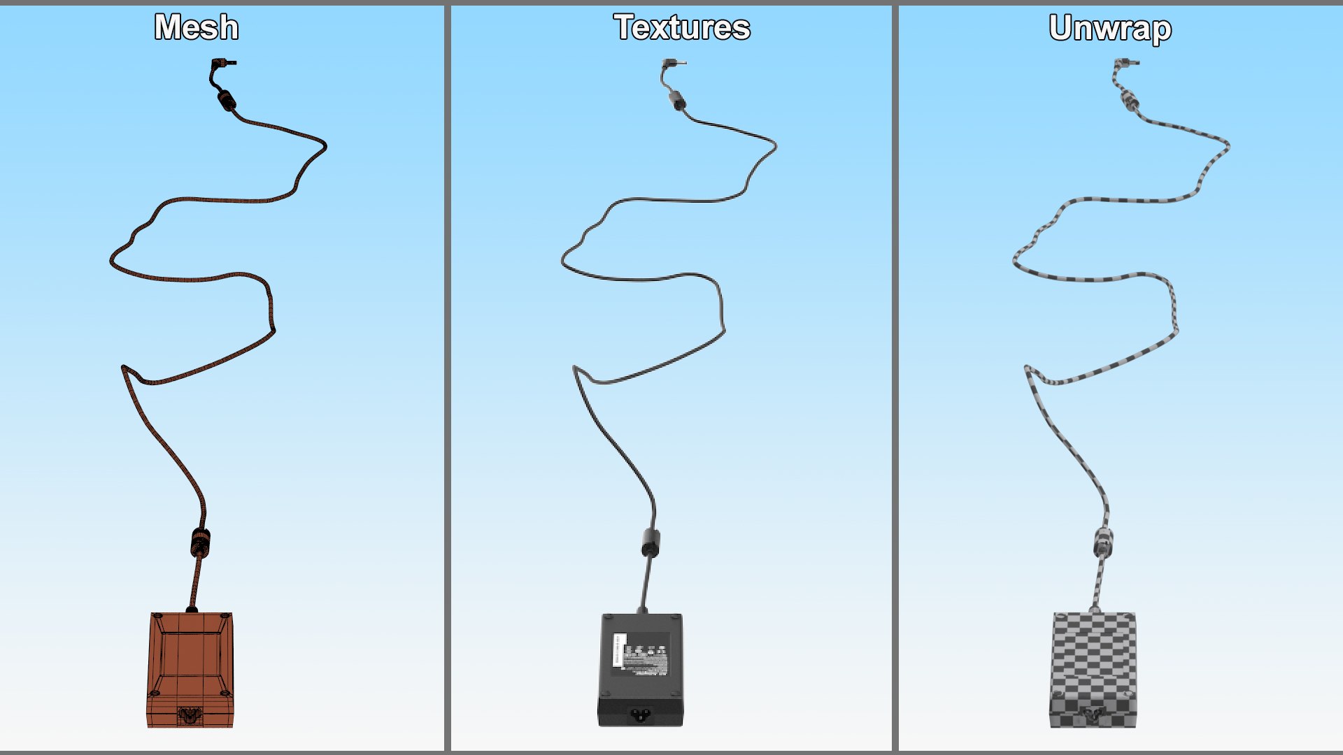 Power Supply Laptop Charger Model - TurboSquid 2287845