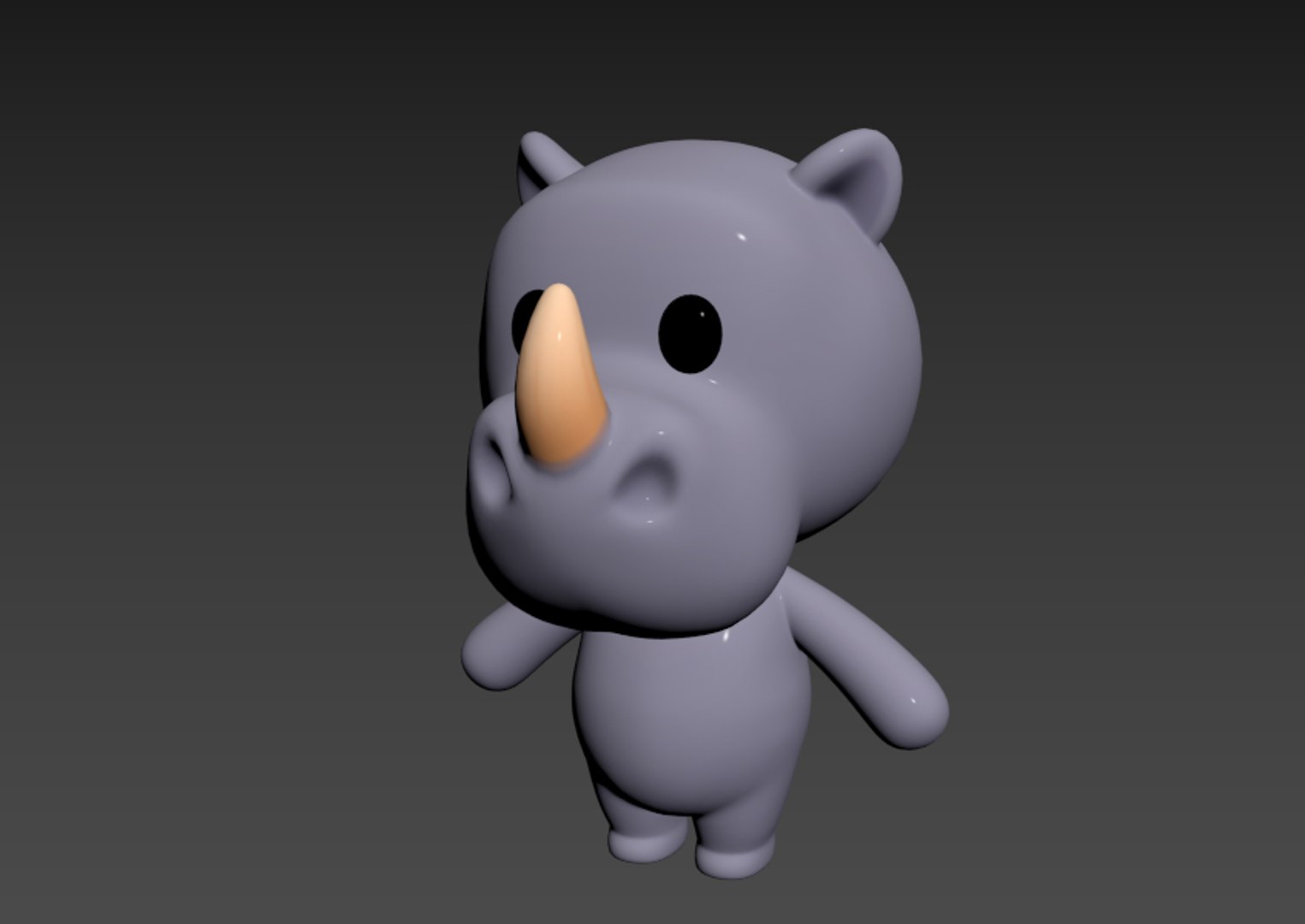 3D Model Rhino Character - TurboSquid 1643717