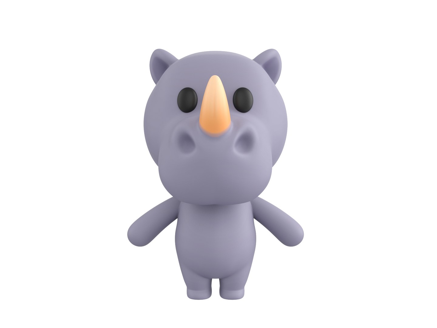 3D Model Rhino Character - TurboSquid 1643717