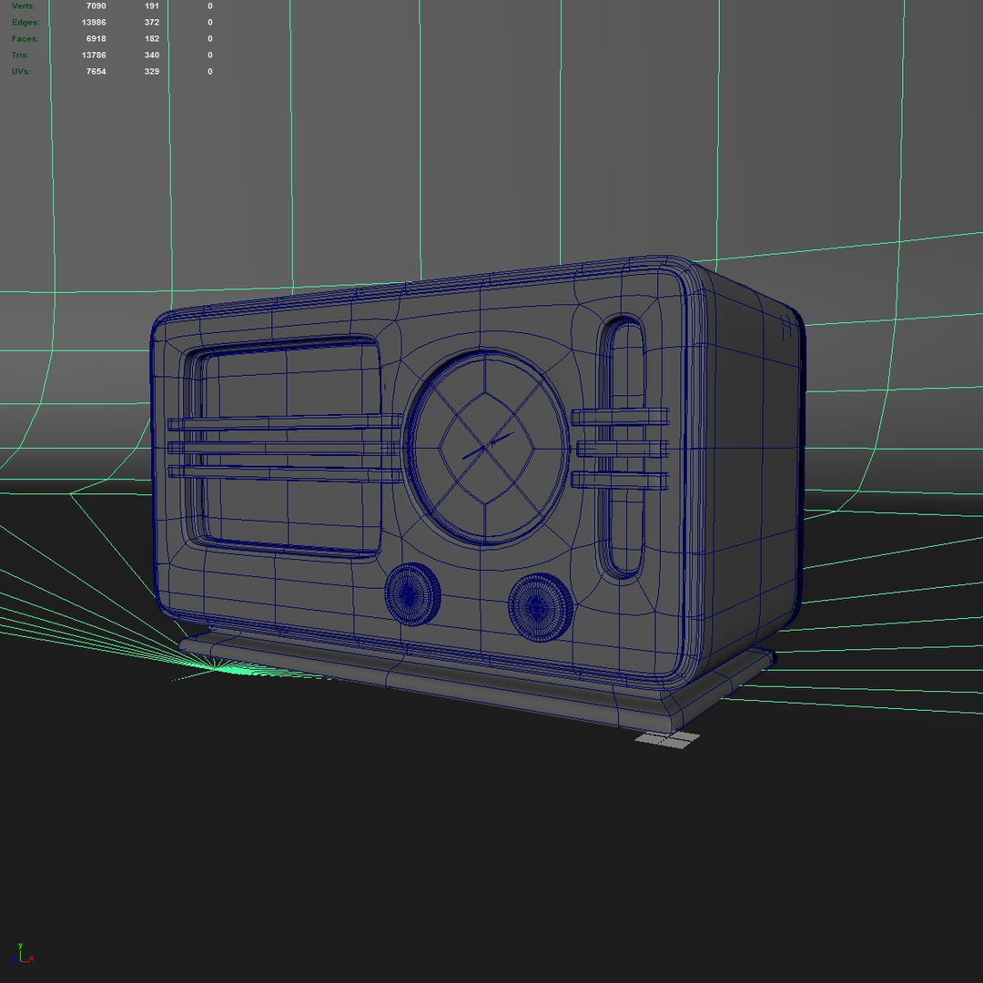 Vintage Radio 3D Model | 1143371 | TurboSquid