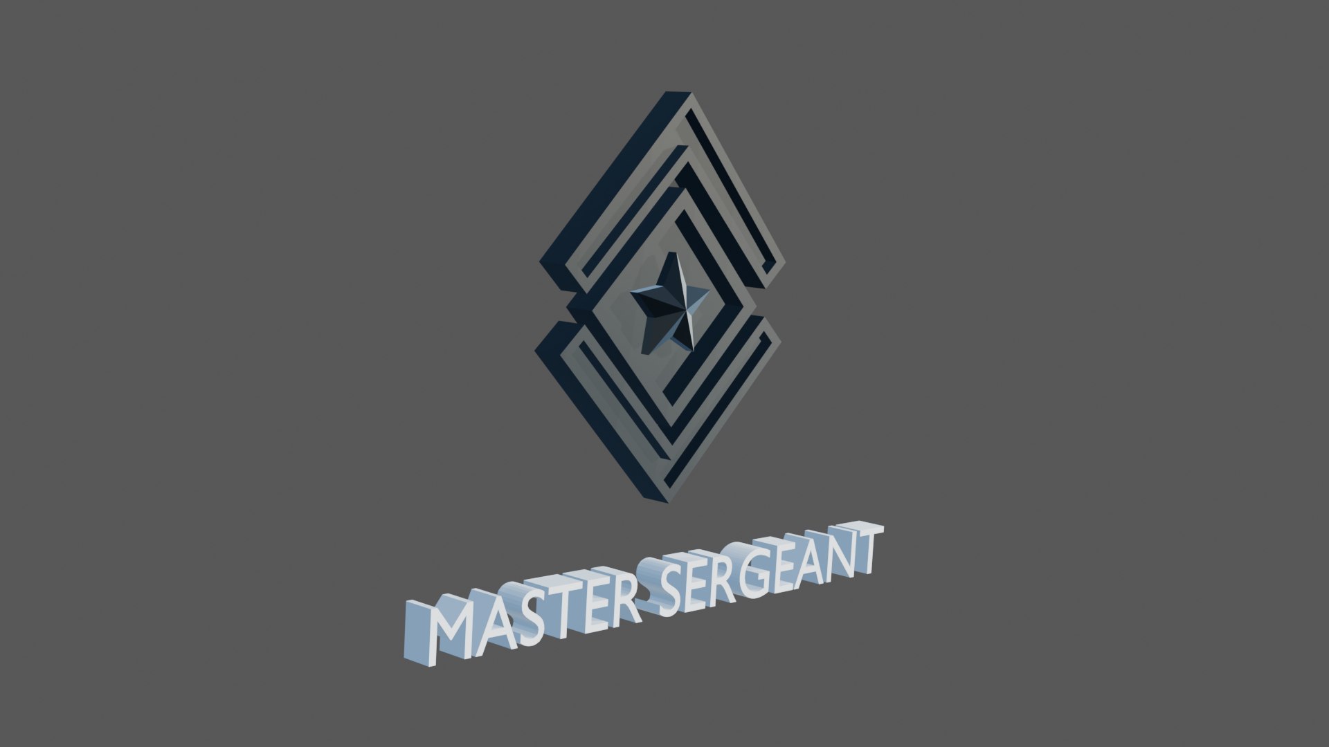 3D Military Rank Master Sergeant - TurboSquid 2450157