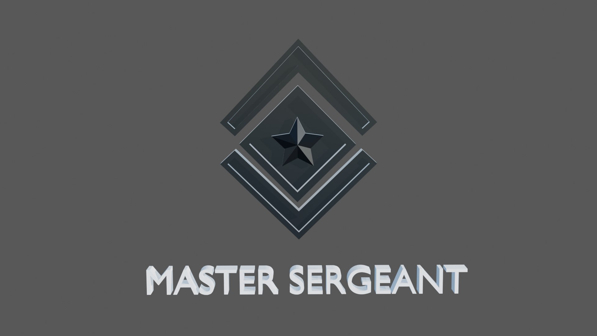 3D Military Rank Master Sergeant - TurboSquid 2450157