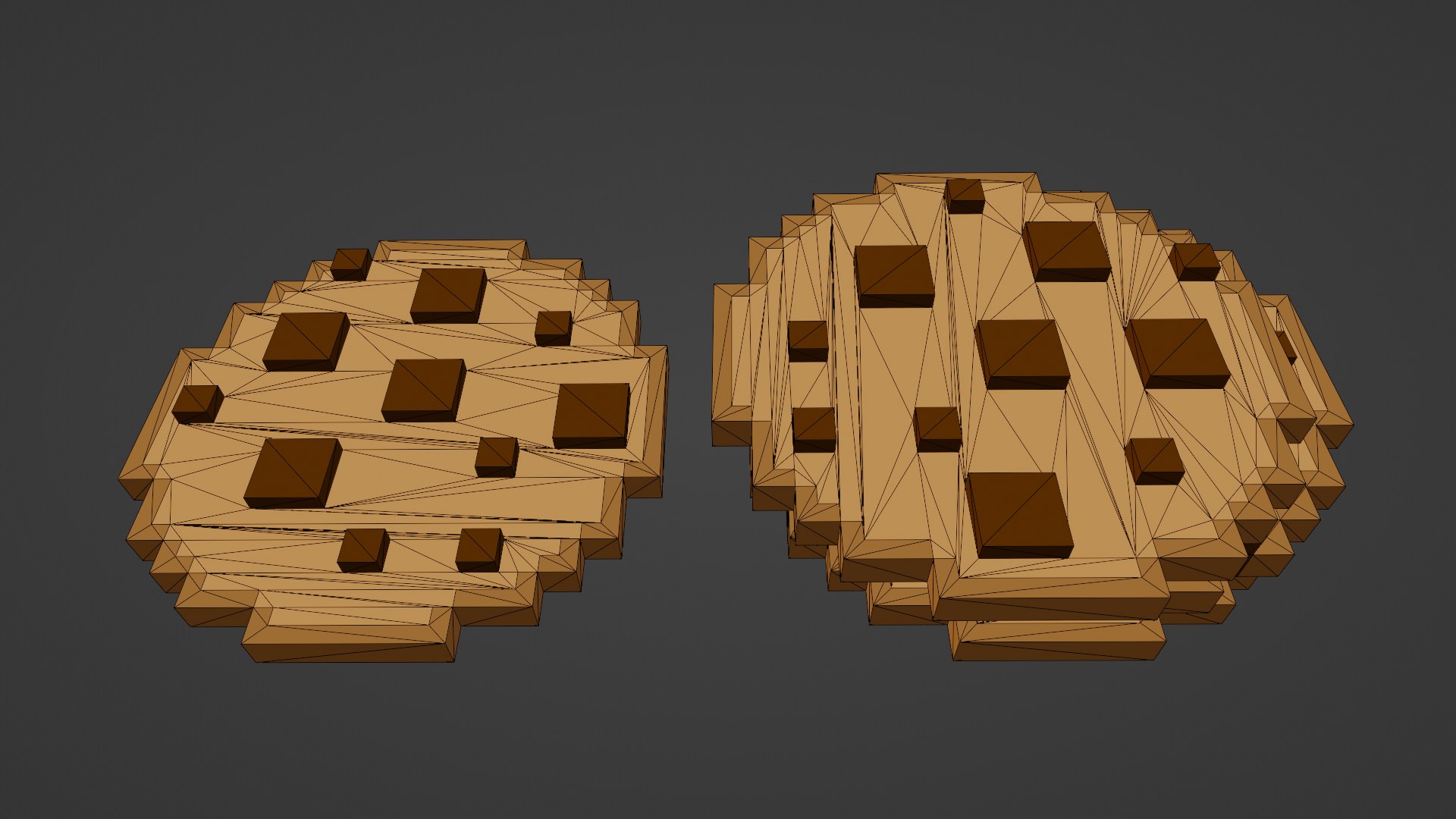 3D Voxel Cookie Model - TurboSquid 2063669