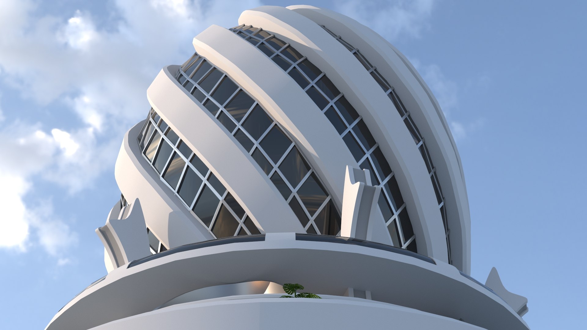 3D Sci-Fi Futuristic Buildings - High-Quality 3D Model Pack Model - TurboSquid 2381826