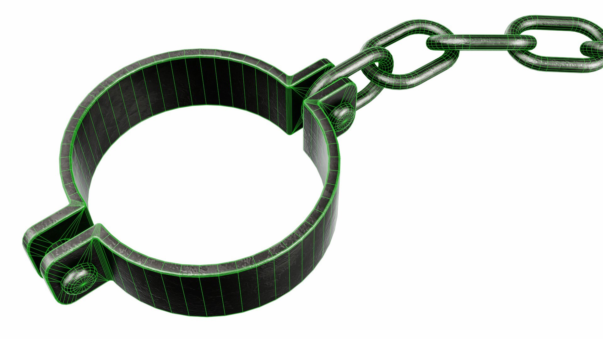 Shackles With Weight 3D Model - TurboSquid 2070220