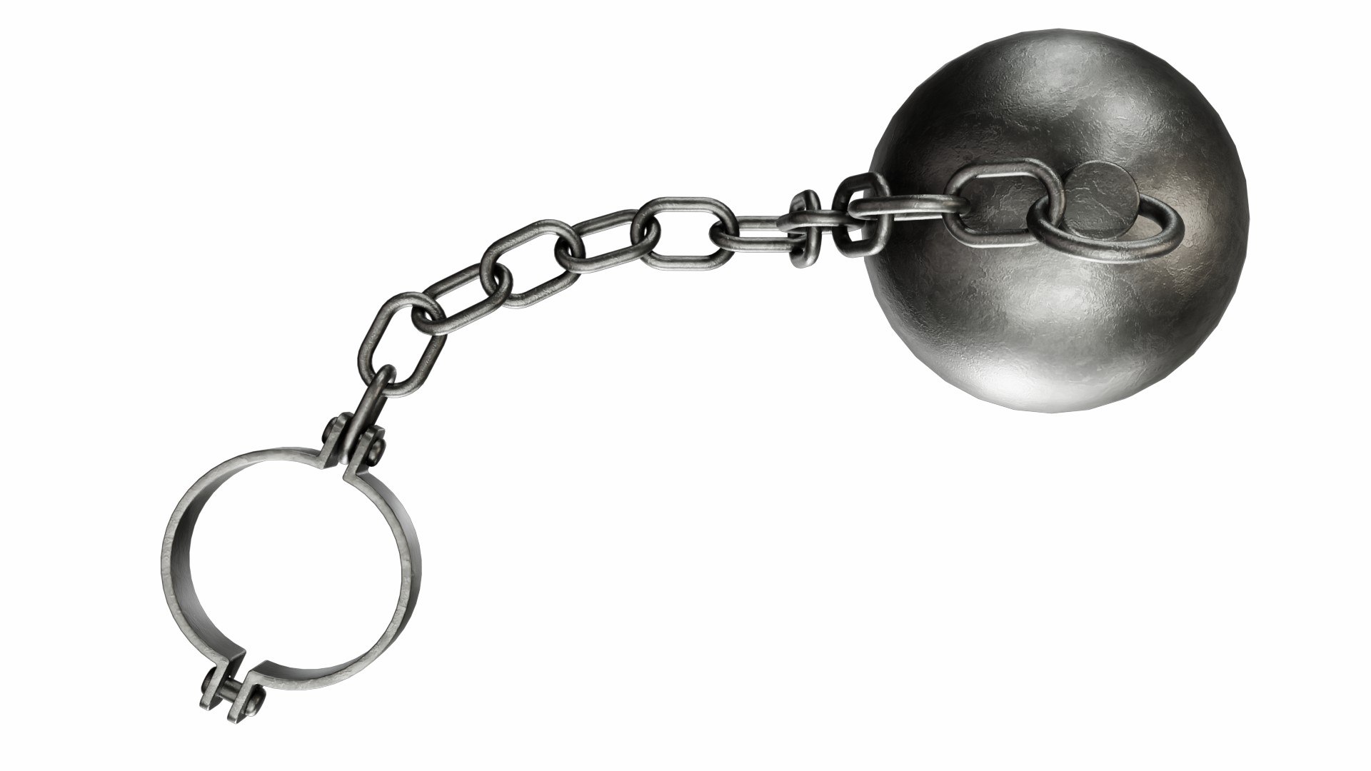 Shackles With Weight 3D Model - TurboSquid 2070220