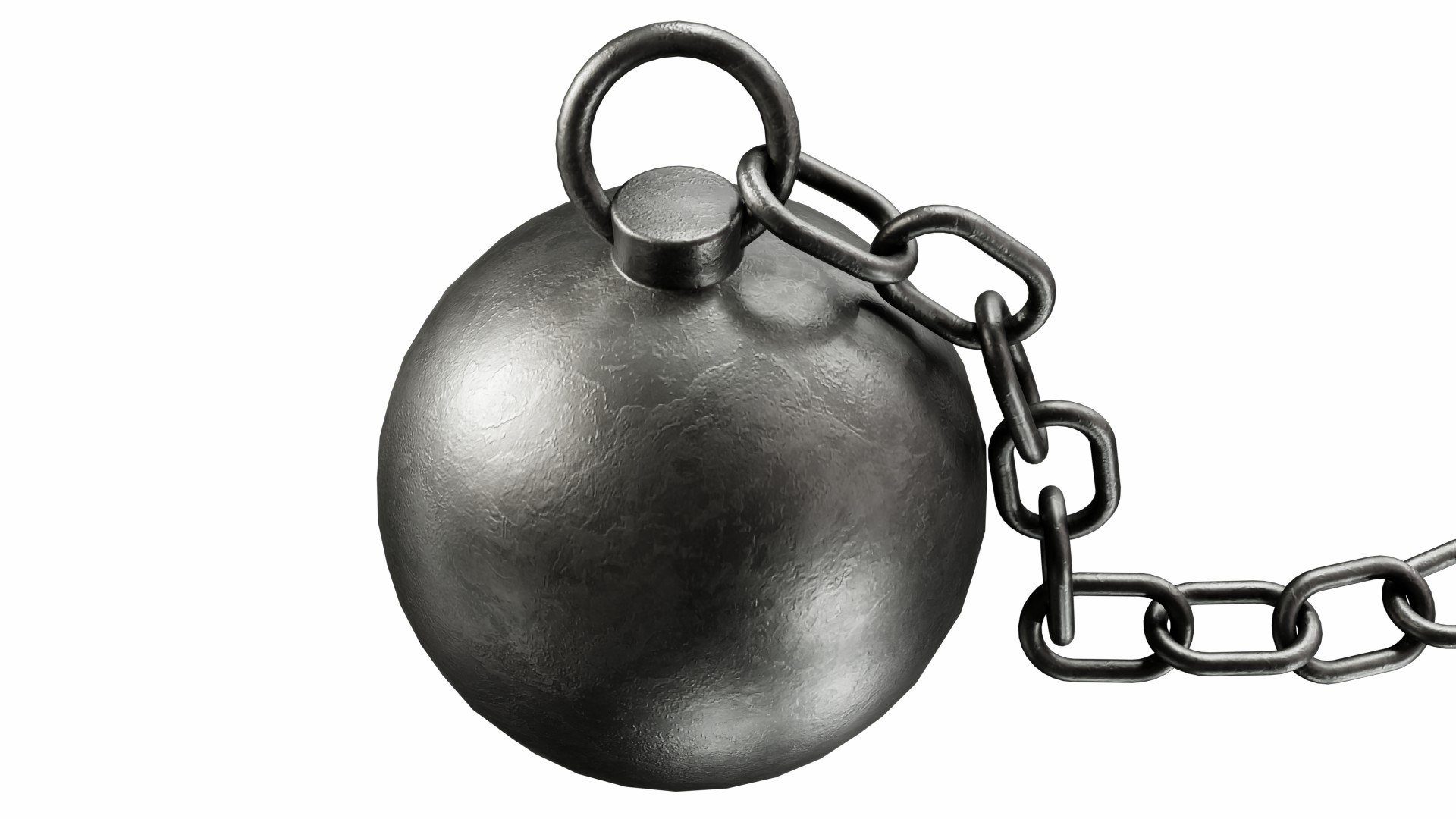 Shackles With Weight 3D Model - TurboSquid 2070220