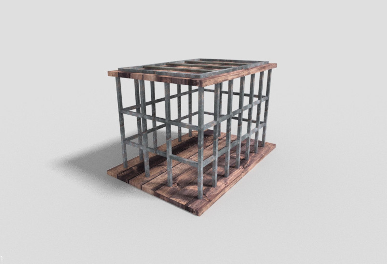 3d Dungeon Cage Model