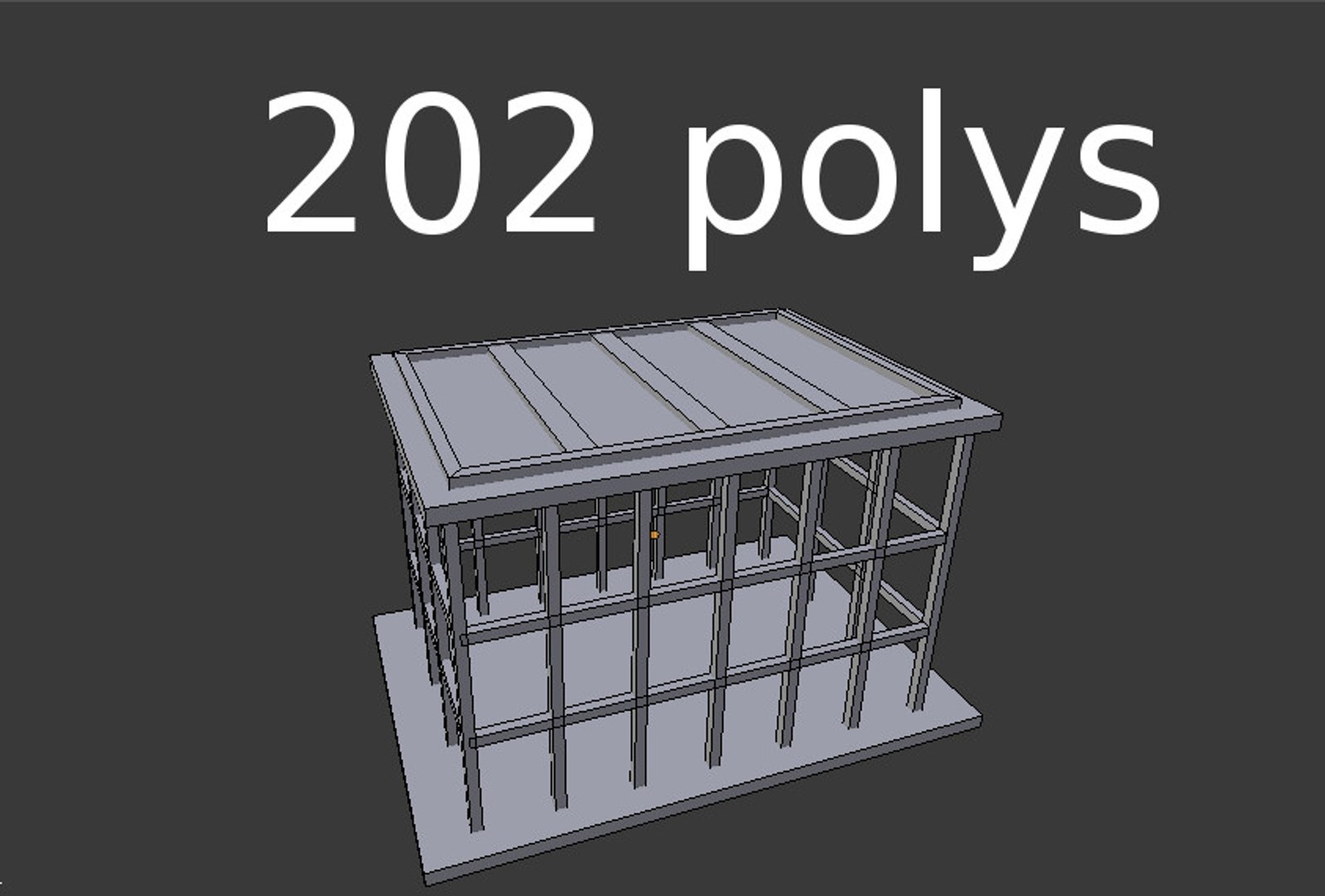 3d Dungeon Cage Model