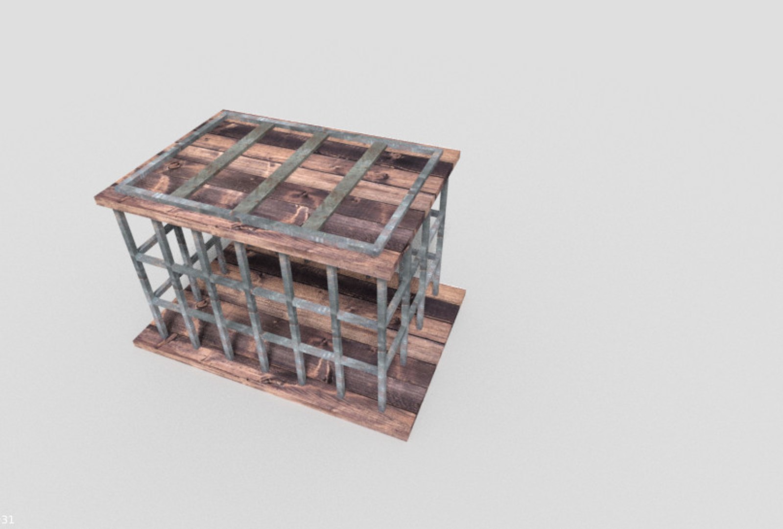 3d Dungeon Cage Model