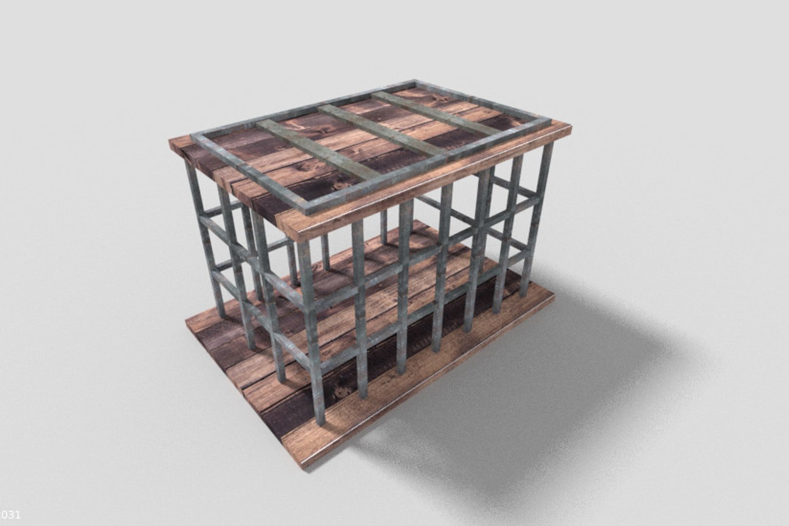 3d Dungeon Cage Model