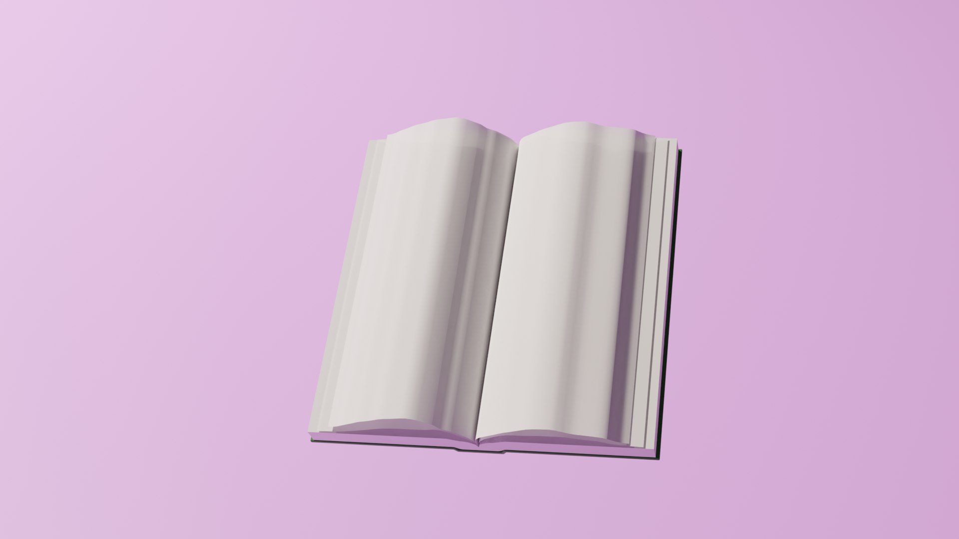 Open Book 3D Model - TurboSquid 1827107