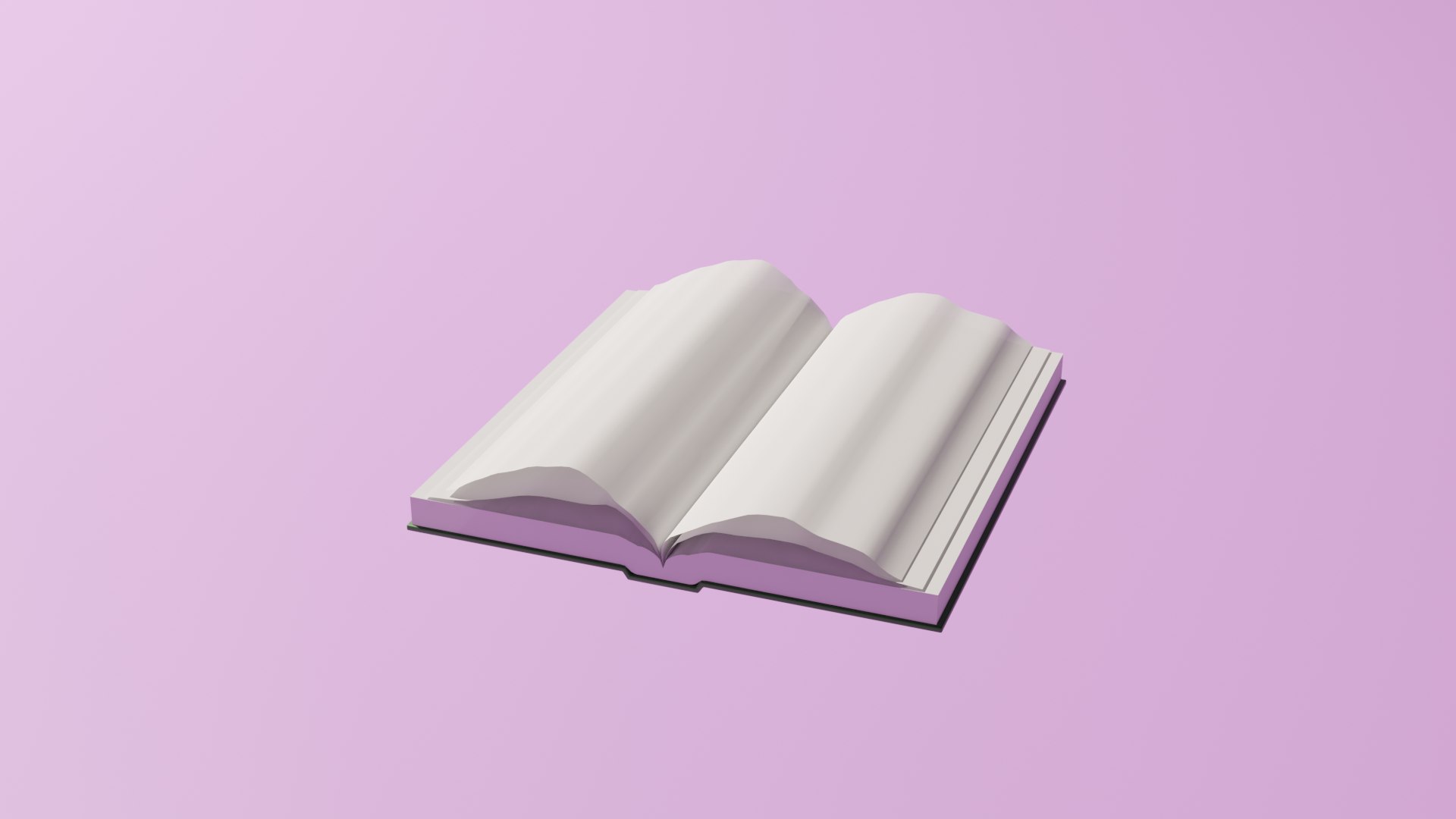 Open Book 3D Model - TurboSquid 1827107