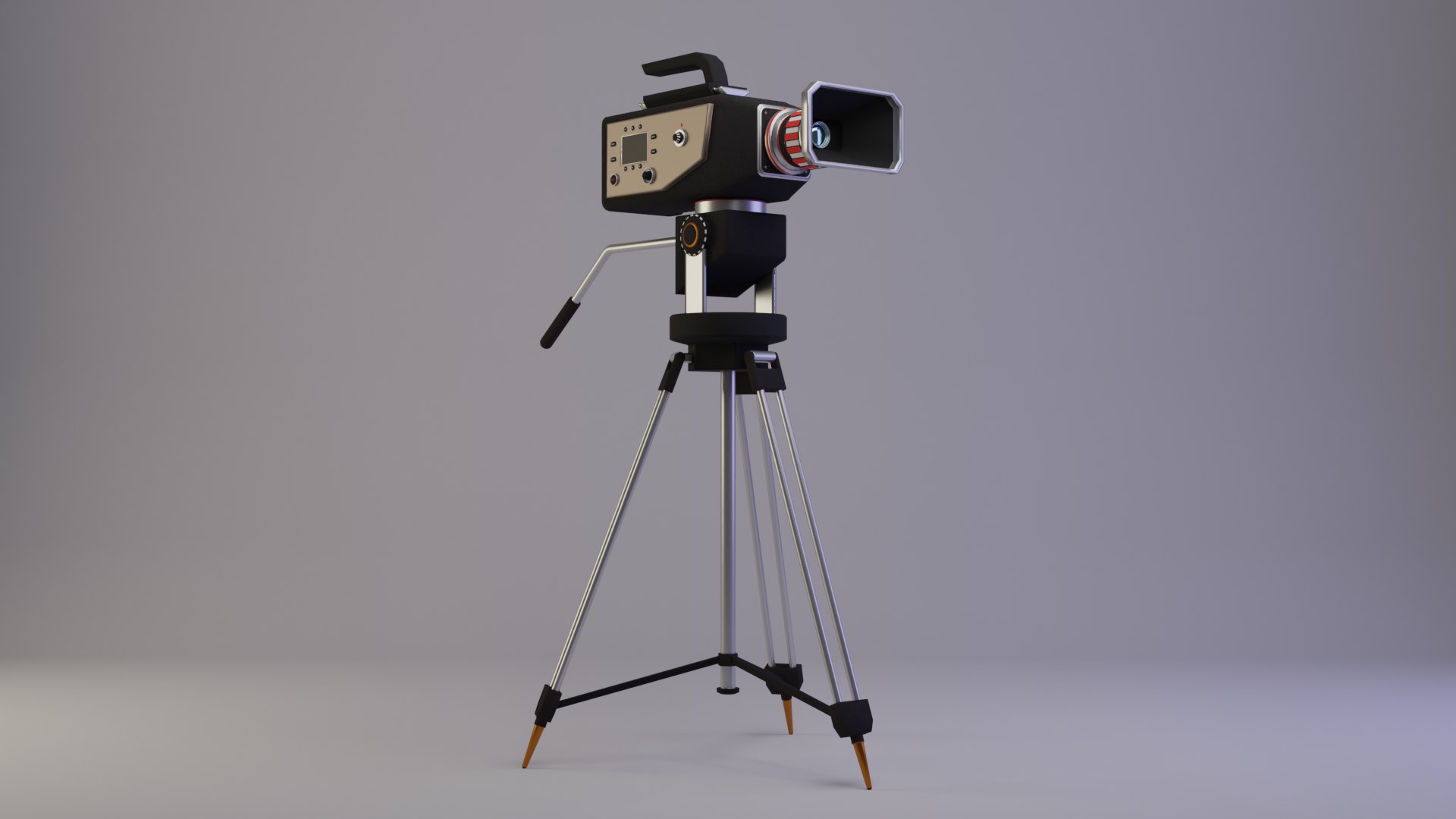 3D Model Video Camera Cinema Set - TurboSquid 1955302