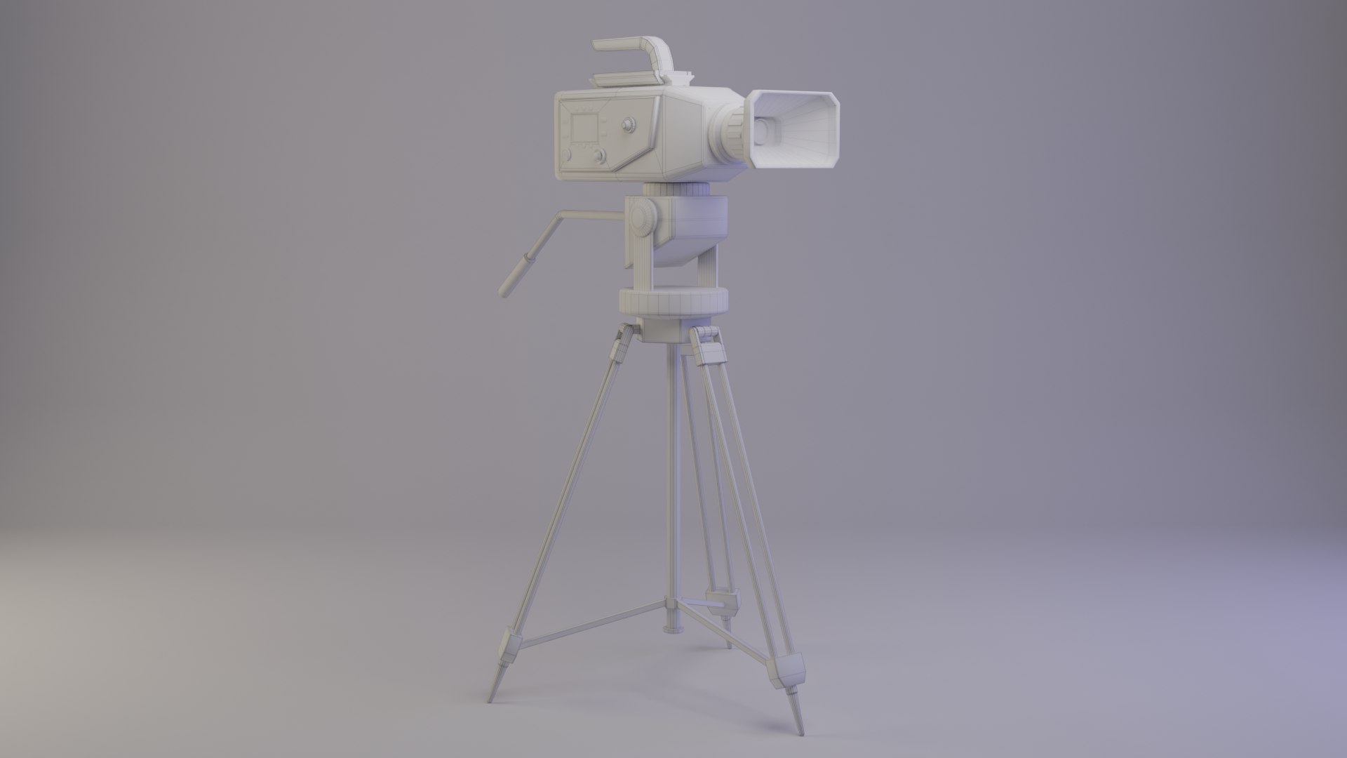 3D Model Video Camera Cinema Set - TurboSquid 1955302
