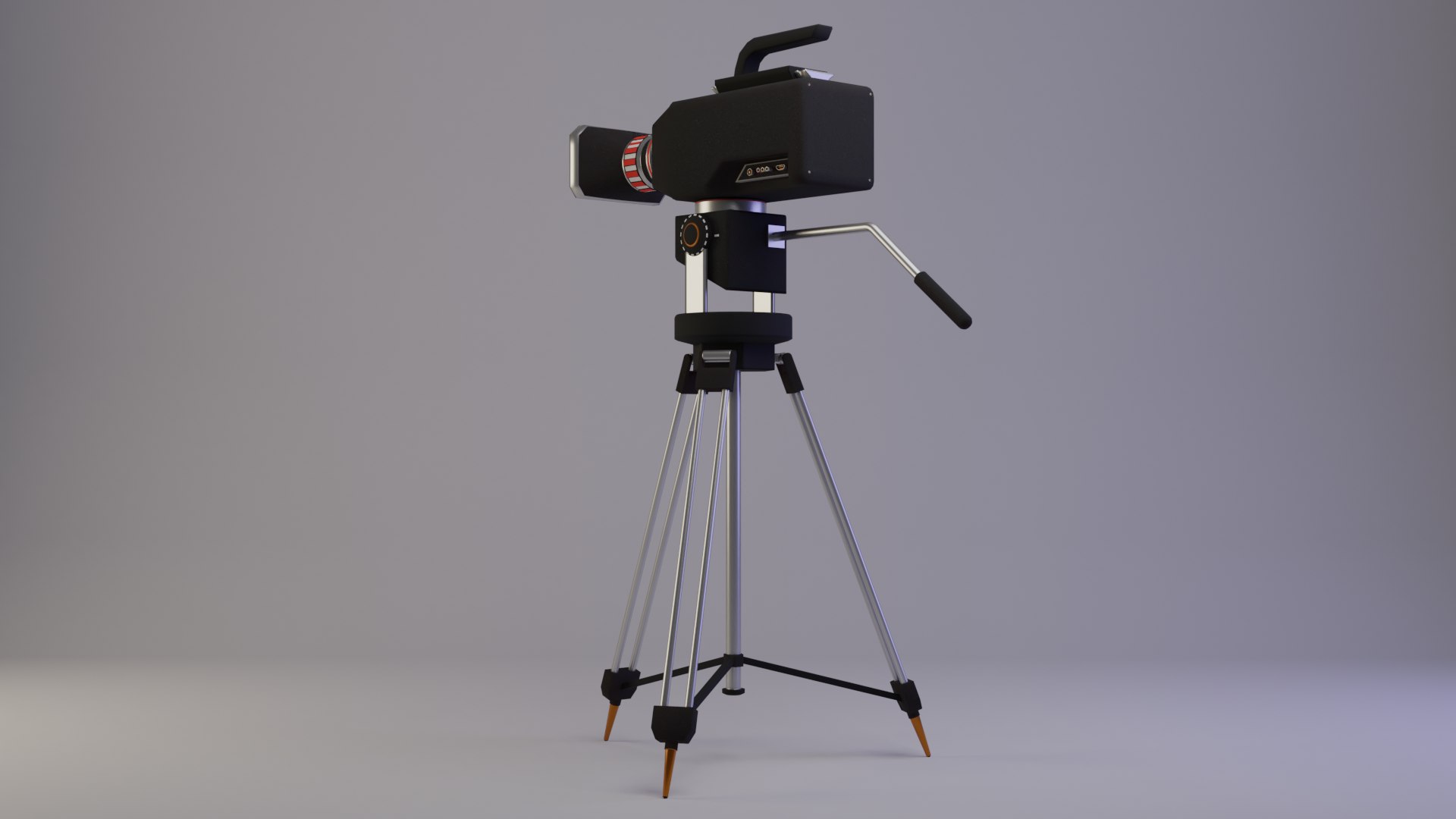 3D Model Video Camera Cinema Set - TurboSquid 1955302
