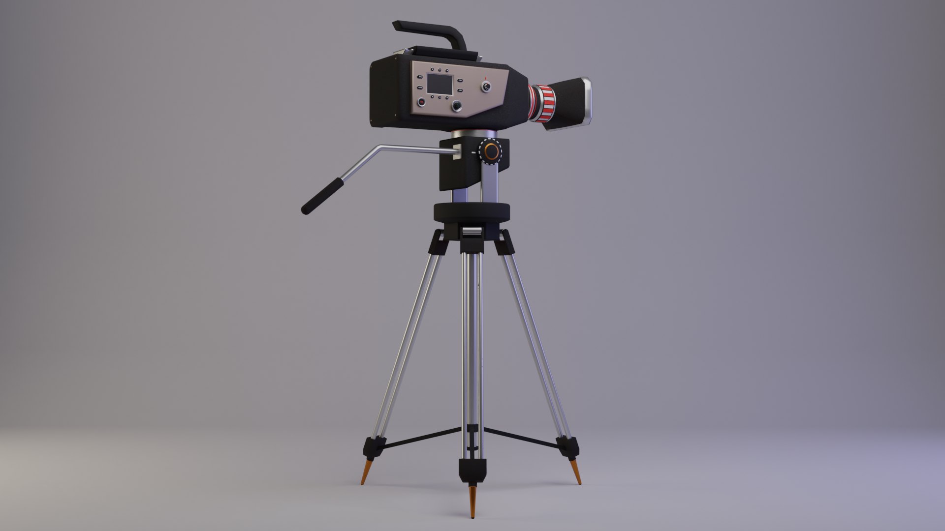3D Model Video Camera Cinema Set - TurboSquid 1955302