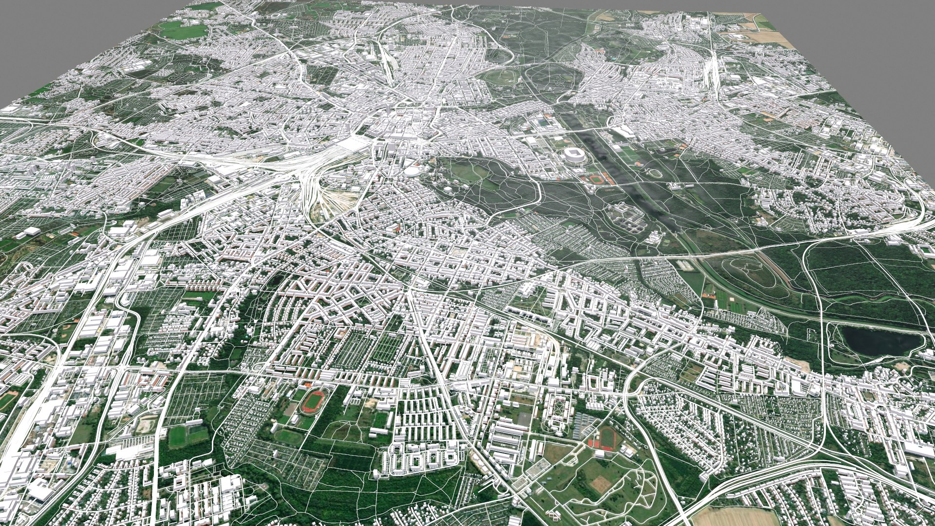 3D Model Cityscape Leipzig Germany - TurboSquid 1953363