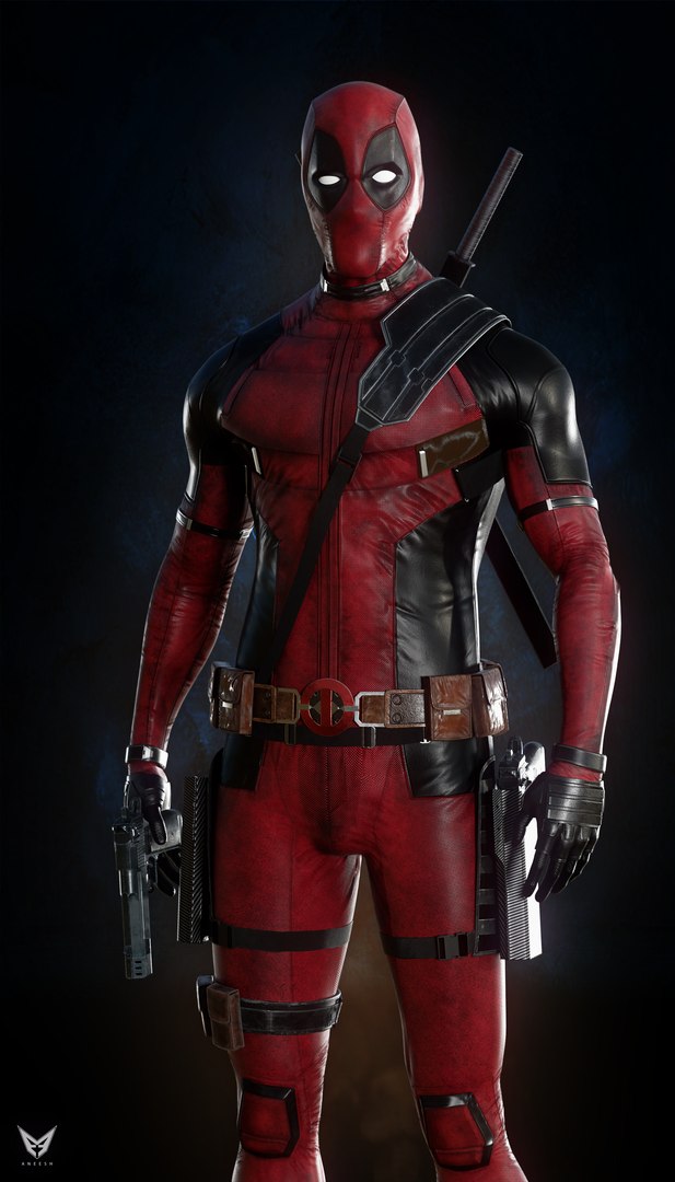 3D Deadpool Model - TurboSquid 1396678