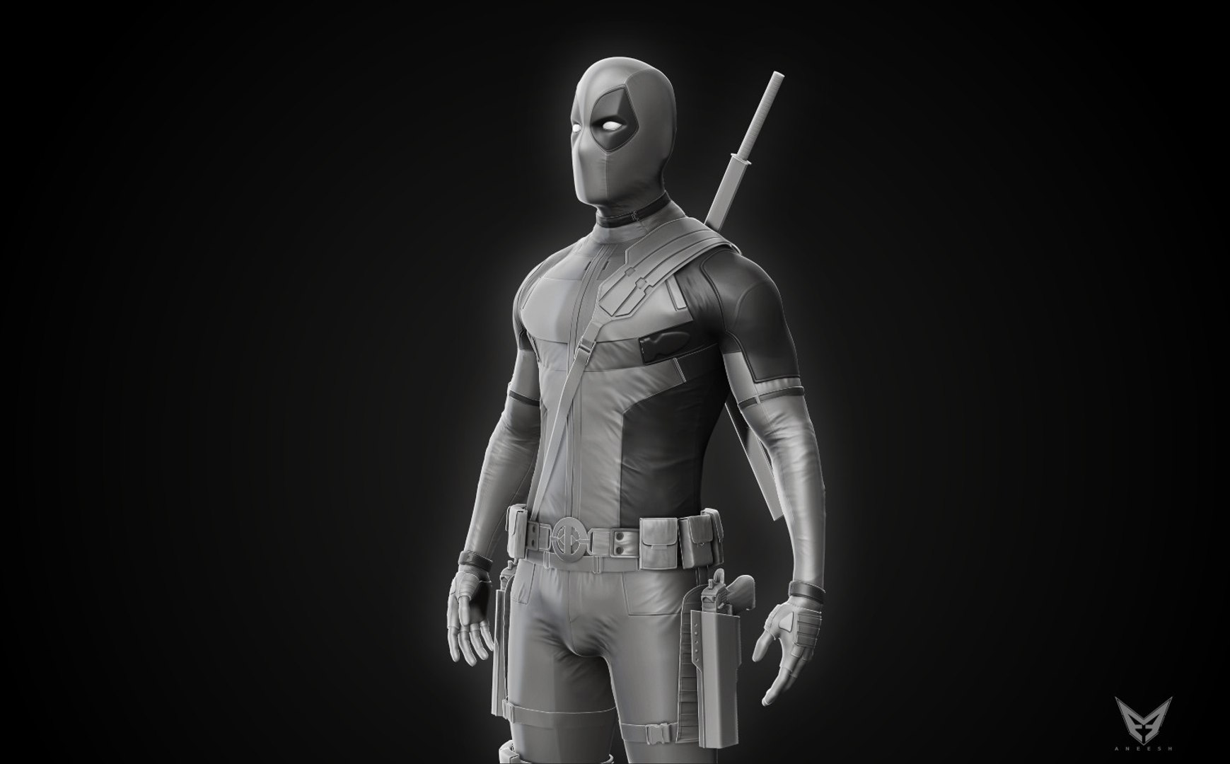 3D deadpool model - TurboSquid 1396678