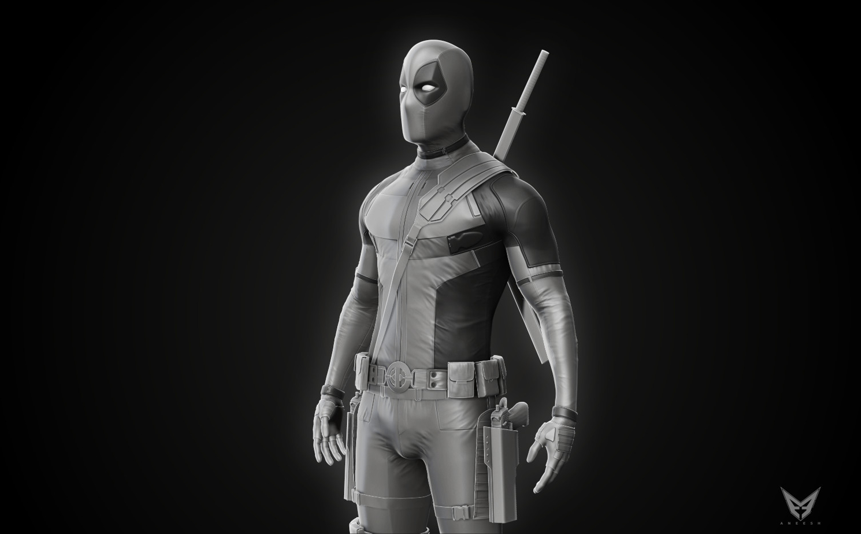 3D deadpool model - TurboSquid 1396678