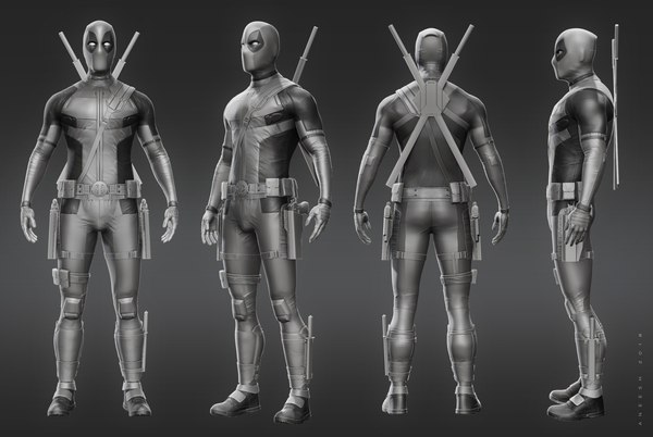 3D deadpool model - TurboSquid 1396678