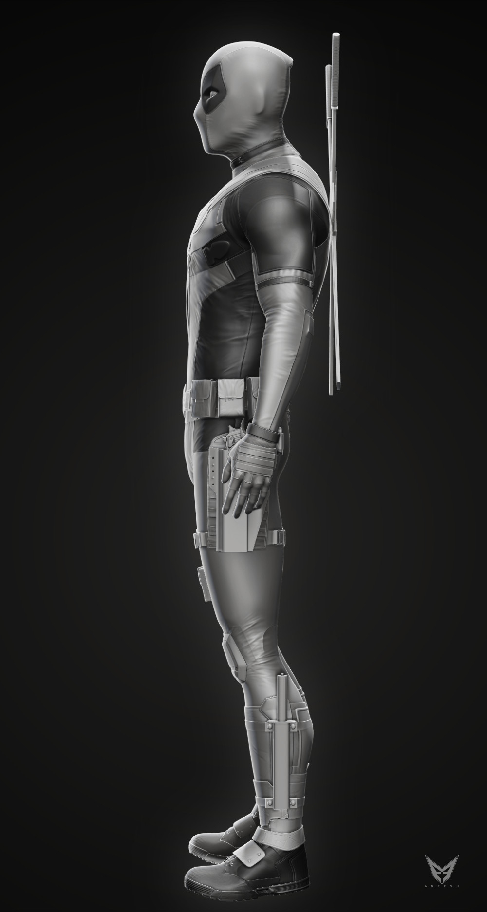 3D deadpool model - TurboSquid 1396678