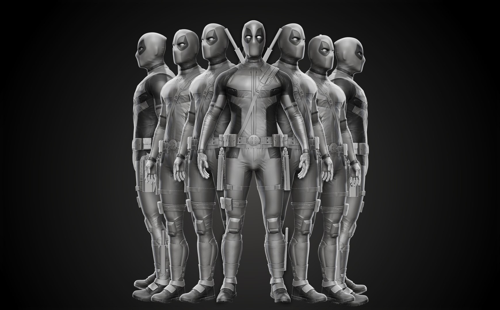 3D deadpool model - TurboSquid 1396678